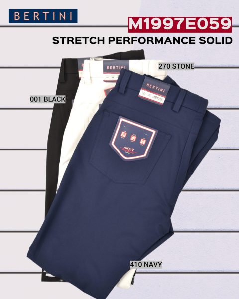 Bertini Aktiv Preformance Dress Pants - Clotheshorse Menswear